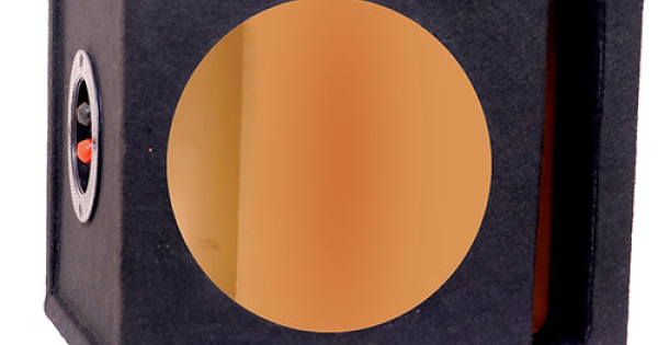 Black L-Port Bass Enclosure (for 8-Inch Single Magnet Sub - Volume 23 ...