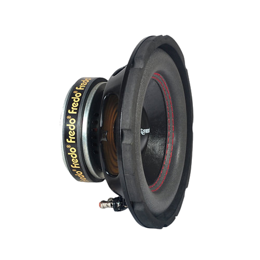 Black 8-Inch Single Magnet Subwoofer - 4 Ohms, 85W RMS, 600W Peak