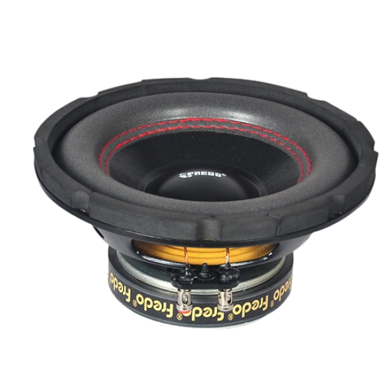 Black 8-Inch Single Magnet Subwoofer - 4 Ohms, 85W RMS, 600W Peak