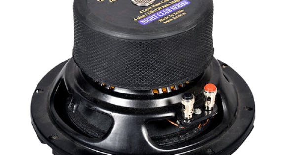 Black 8-Inch Double Magnet Subwoofer - 4 Ohms, 103W RMS, 725W Peak