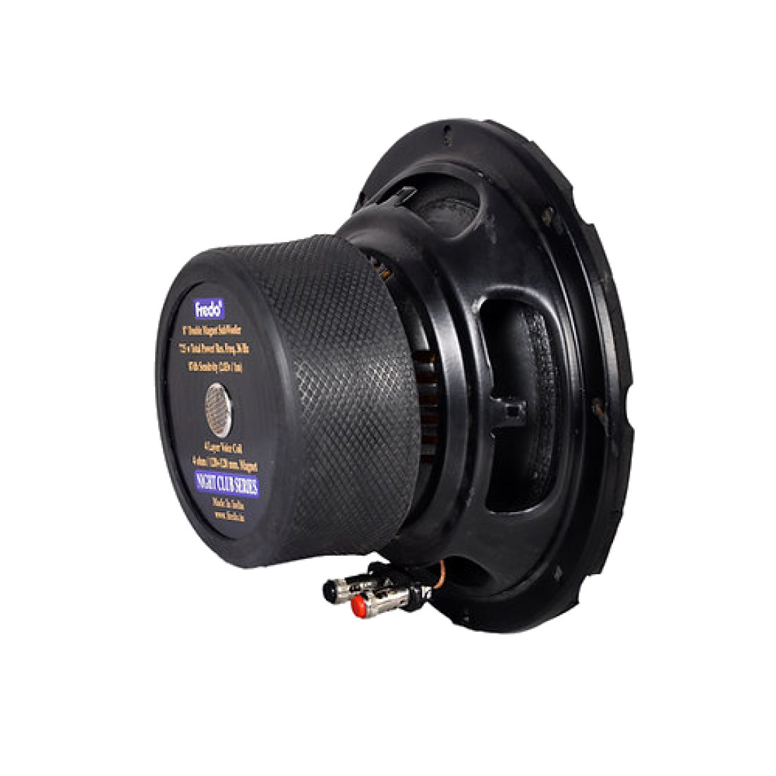 Black 8-Inch Double Magnet Subwoofer - 4 Ohms, 103W RMS, 725W Peak